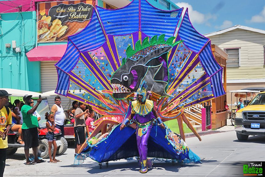 Parade by the Sea on Ambergris Caye, Belize Independence Carnival