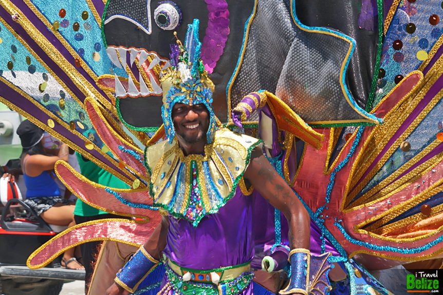 Parade by the Sea on Ambergris Caye, Belize Independence Carnival